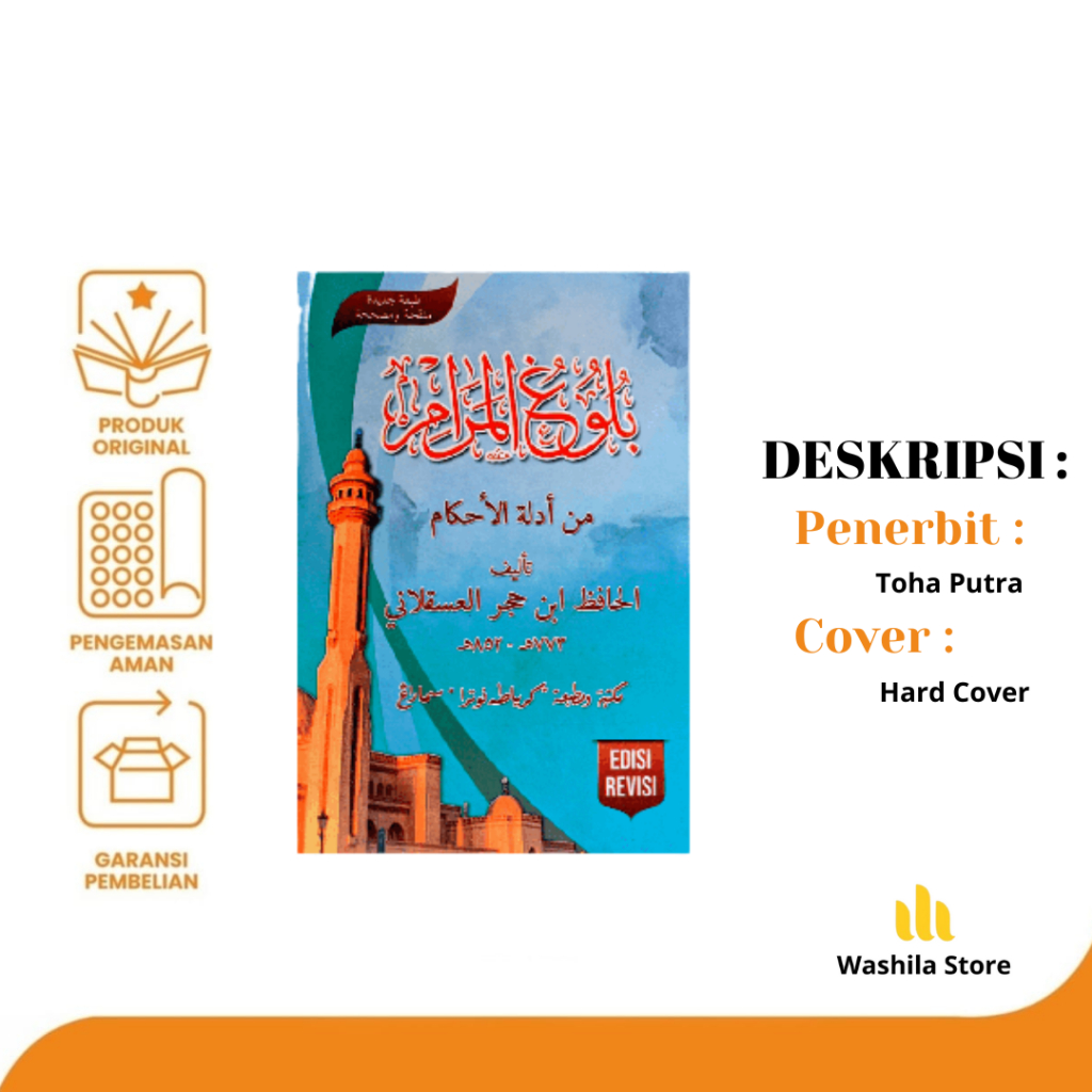 Jual Kitab BULUGHUL MARAM Kitab kumpulan hadits-hadits tentang hukum ...