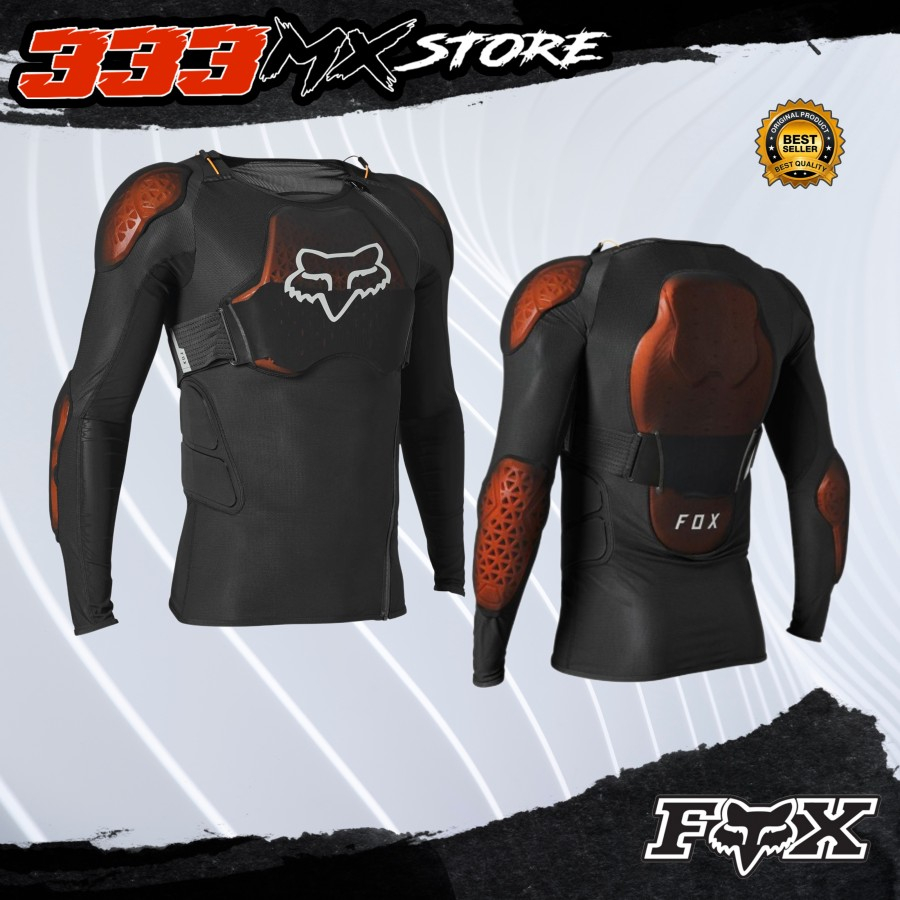 Jual FOX BASEFRAME PRO D3O JACKET BLACK PELINDUNG DADA FOX D3O BLK ...