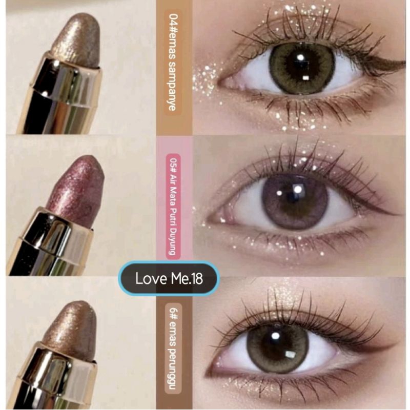 Jual SALE Eyeshadow Stick Crayon Gliter Shimmer 6Warna/Best Seller ...