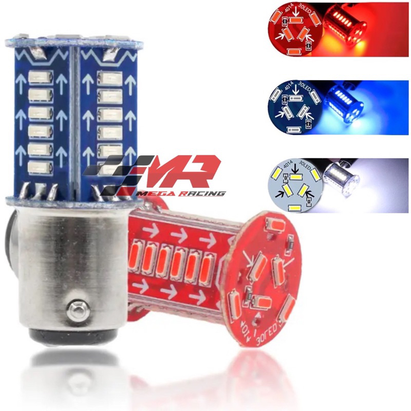 Jual Lampu Stop Rem Belakang 30 Led BAYONET Wajib Arus DC | Stop Running Strobo | Stoplamp Flash ...