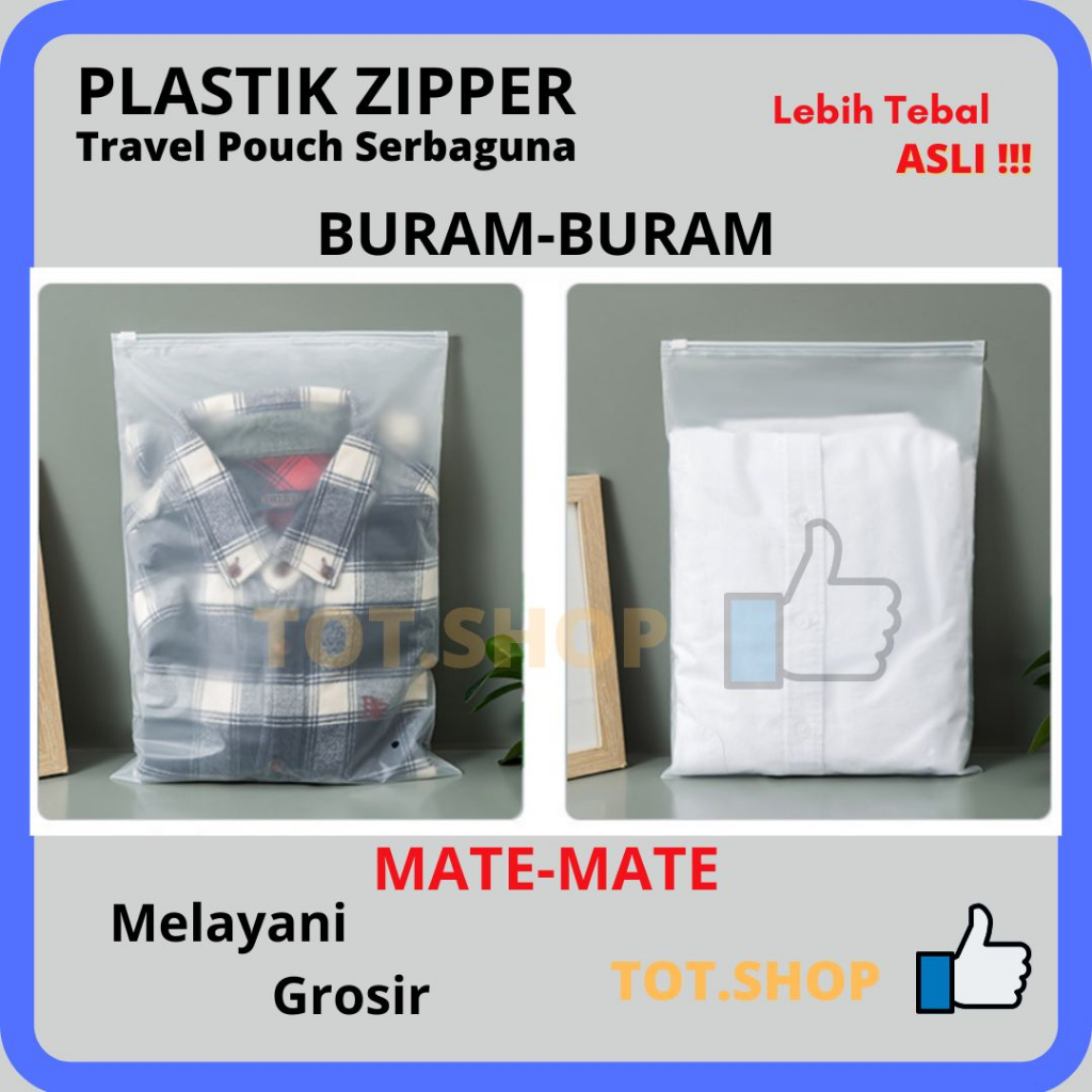 Jual Kantong Plastik Ziplock / Zipper Storage Bag / Organizer Bag ...