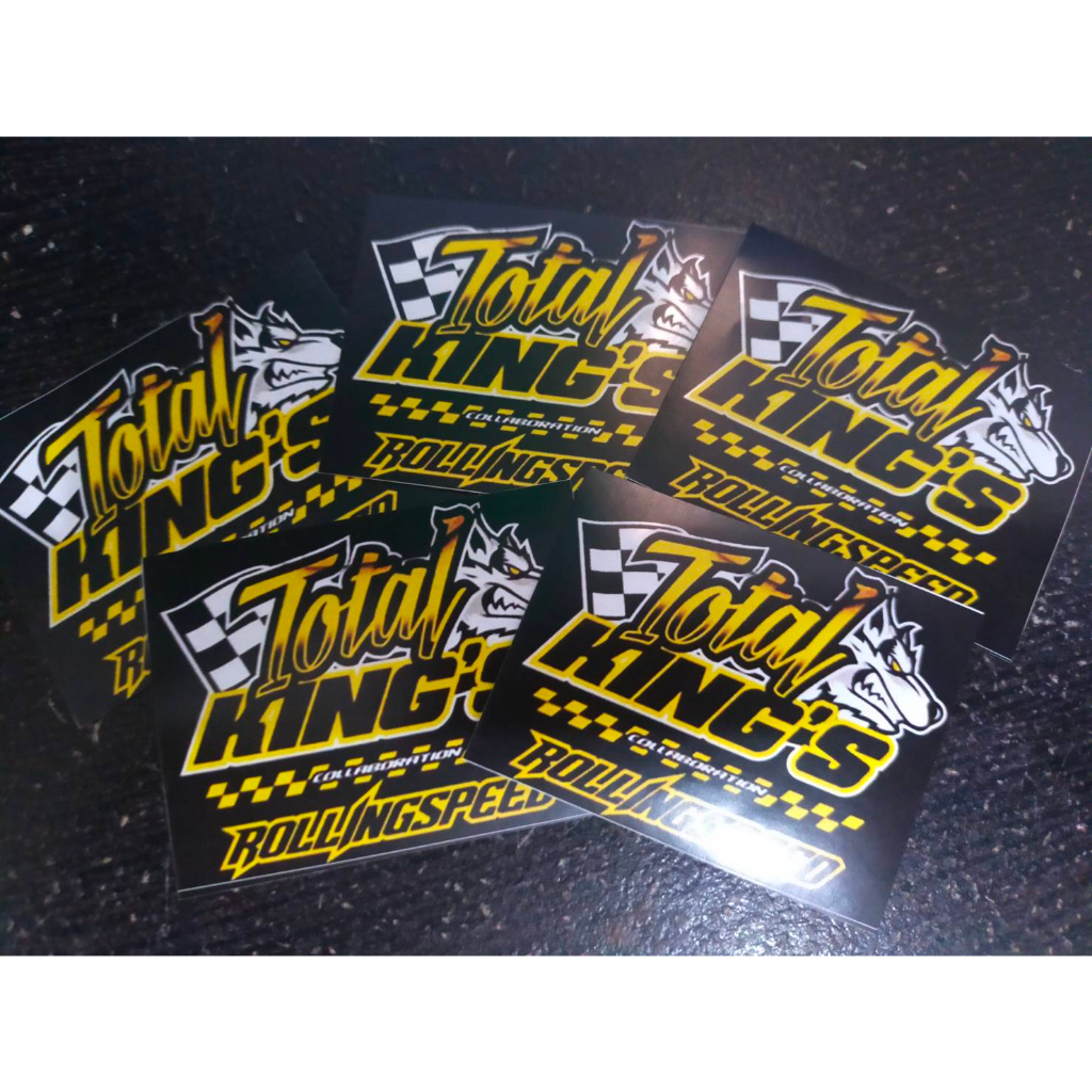 Jual STIKER TOTAL KINGS X ROLLINGSPEED | Shopee Indonesia