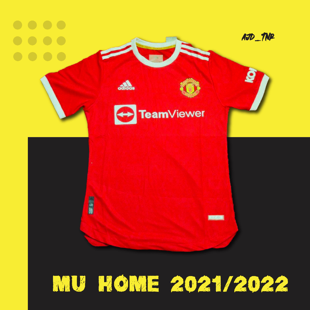 Jual Jersey MU Home 2021/2022 Grade PLAYER ISSUE | Shopee Indonesia