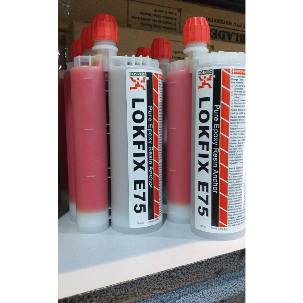 Jual lokfix e 75 fosroc chemical anchor angkur | Shopee Indonesia