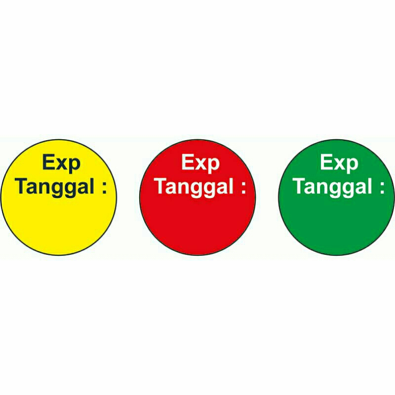 Jual stiker label exp tanggal expired | Shopee Indonesia