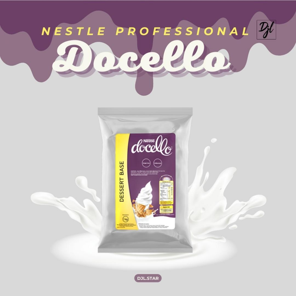 Jual Nestlé NESTLÉ DOCELLO 1KG / Dessert Base / Soft Ice Cream | Shopee ...