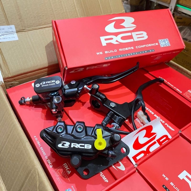 Jual paket set pengeriman RCB paket set master rem RCB E3 set kaliper RCB original RCB universal ...