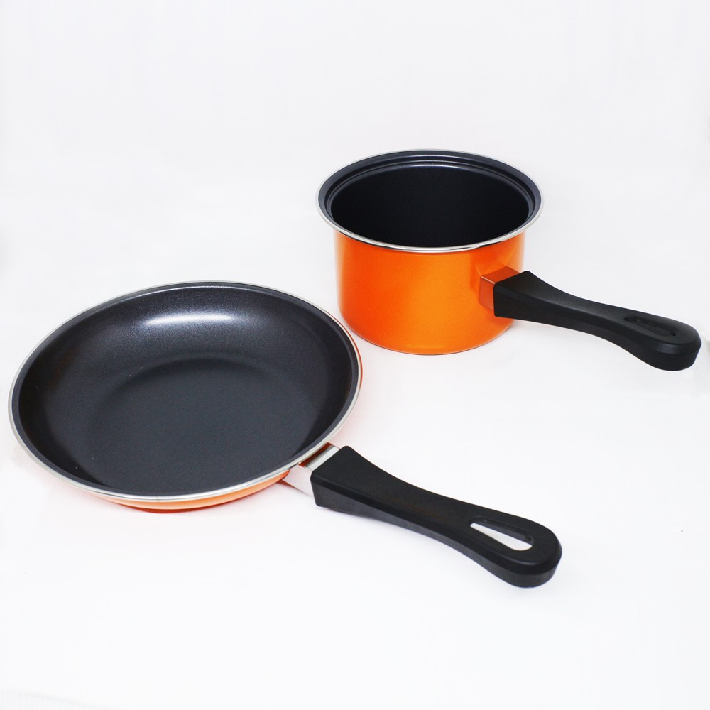 Jual PANCI SET 2PCS FRYPAN 20CM & MILKPAN 14CM - PANCI SUSU TEFLON ...