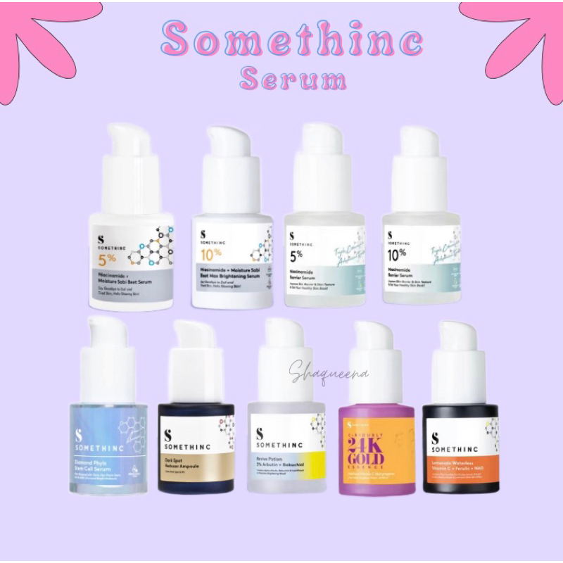 Jual [READY] SERUM SOMETHINC 5% NIACINAMIDE + MOISTURE SABI 20ml 40ml ...