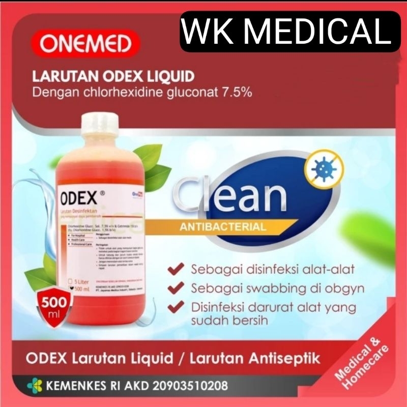 Jual Odex cairan larutan desinfektan desinfectan onemed 500 ml | Shopee Indonesia