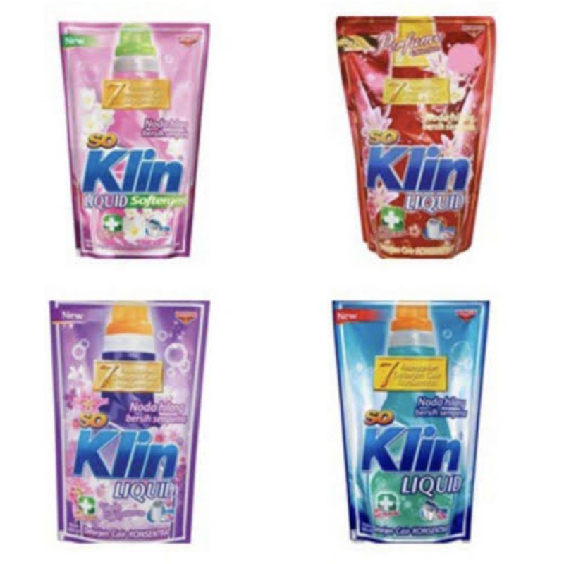 Jual Deterjen Cair Sachet So Klin Liquid Renceng | Shopee Indonesia