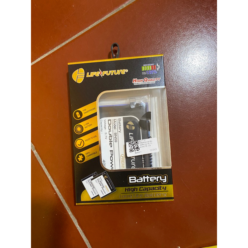 Jual BATERAI LIFE FUTURE PREMIUM XIAOMI REDMI NOTE 10 / 10S / BN59 ...