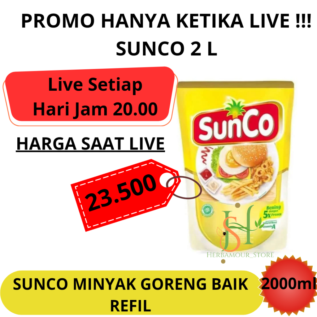 Jual SUNCO MINYAK GORENG 2 LITER (Free paking kardus+buble wrab ...