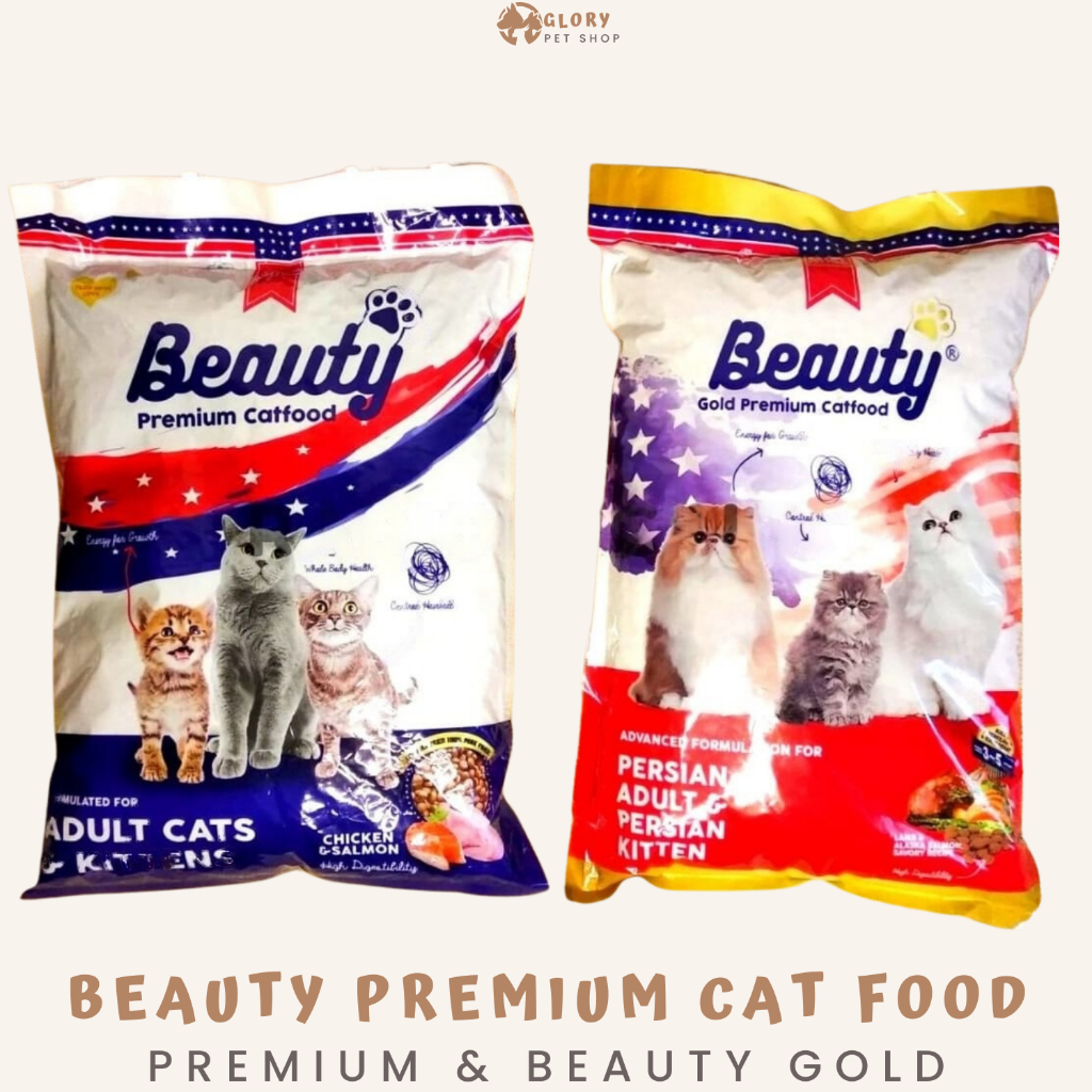 Jual BEAUTY PREMIUM GOLD CAT FOOD 1 KG FRESHPACK MAKANAN KUCING KERING ...