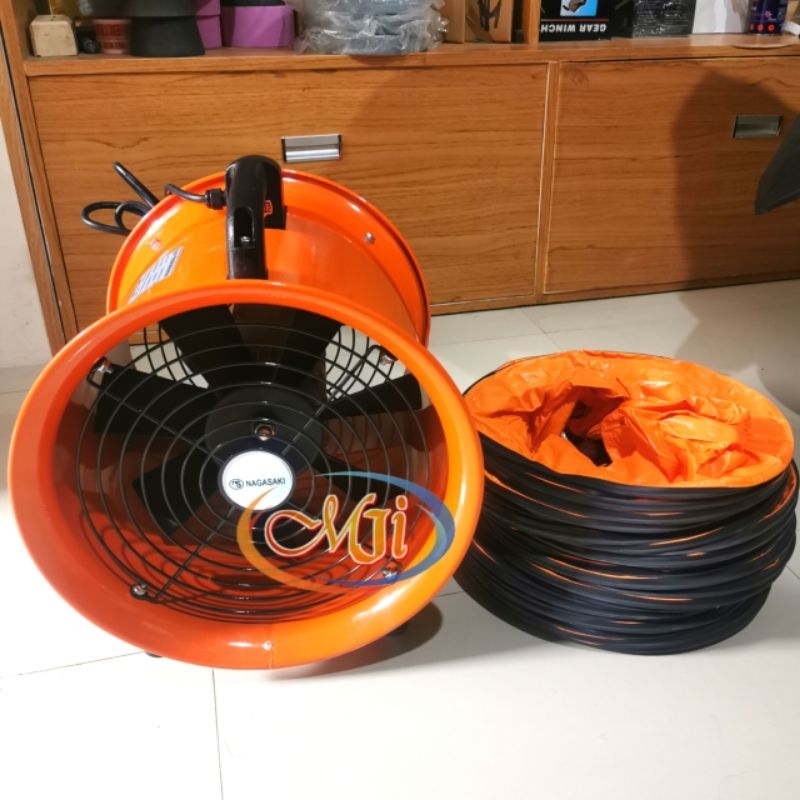 Jual Kipas Portable Ventilator Blower 12 inch Plus Selang 5 Meter ...