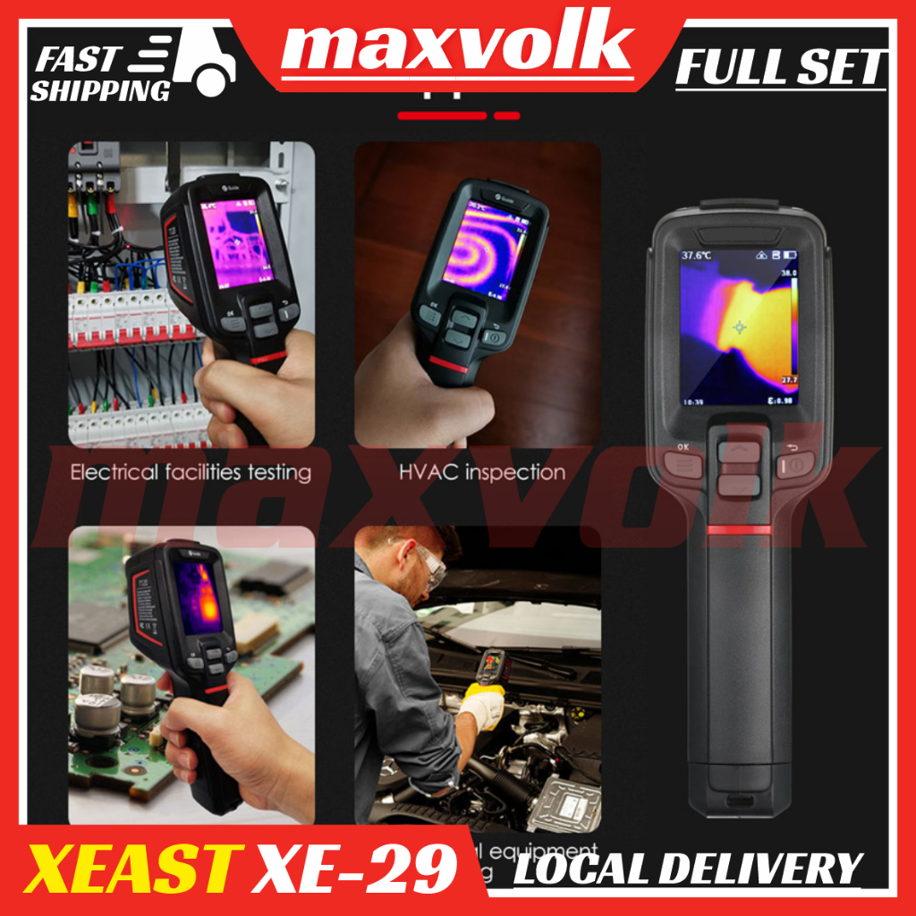 Jual ⚡XEAST⚡ INDUSTRIAL XE-29 THERMAL KAMERA IMAGER IMAGING FLIR HTI ...
