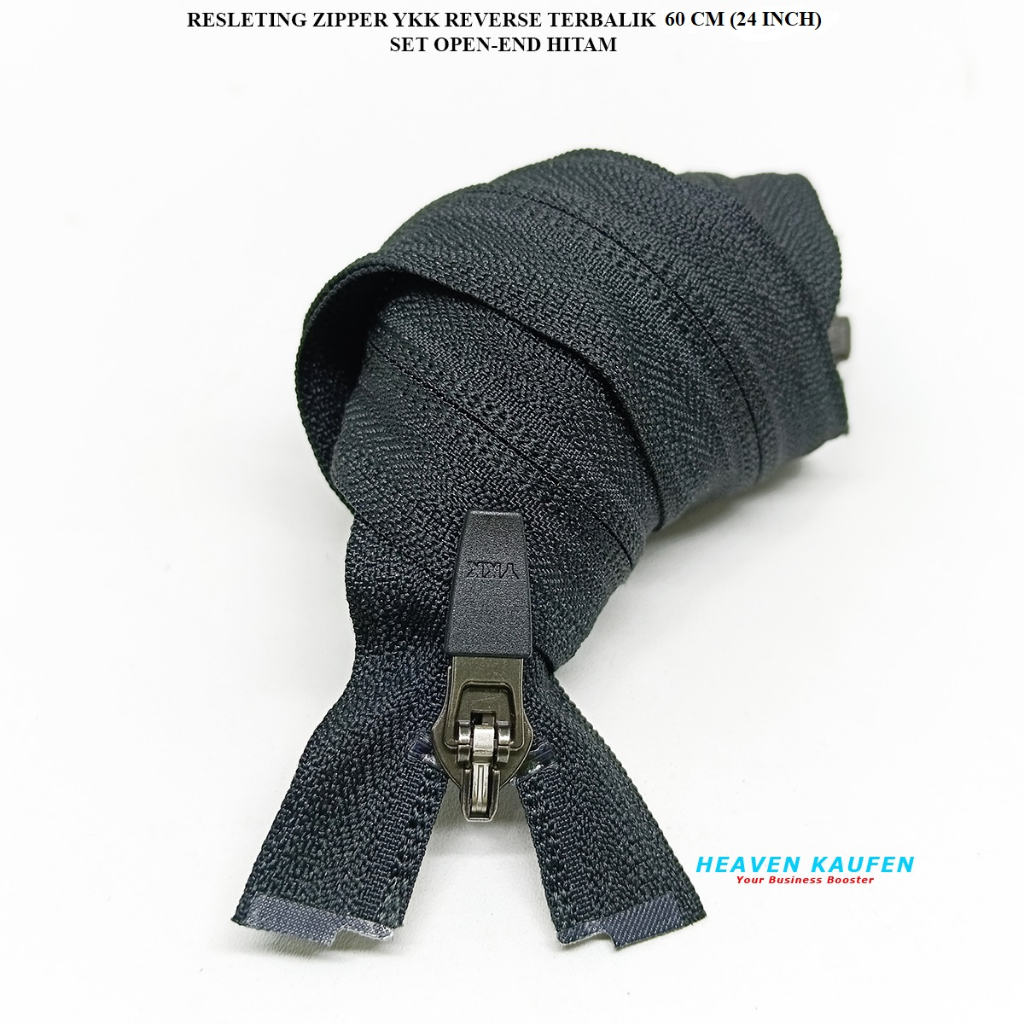 Jual Resleting Zipper Ritsleting Reverse Terbalik YKK 60 cm Atau 24 ...