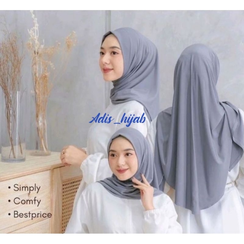 Jual HIJAB SEGITIGA INSTAN JERSEY PREMIUM\JILBAB SEGITIGA INSTAN OVAL ...