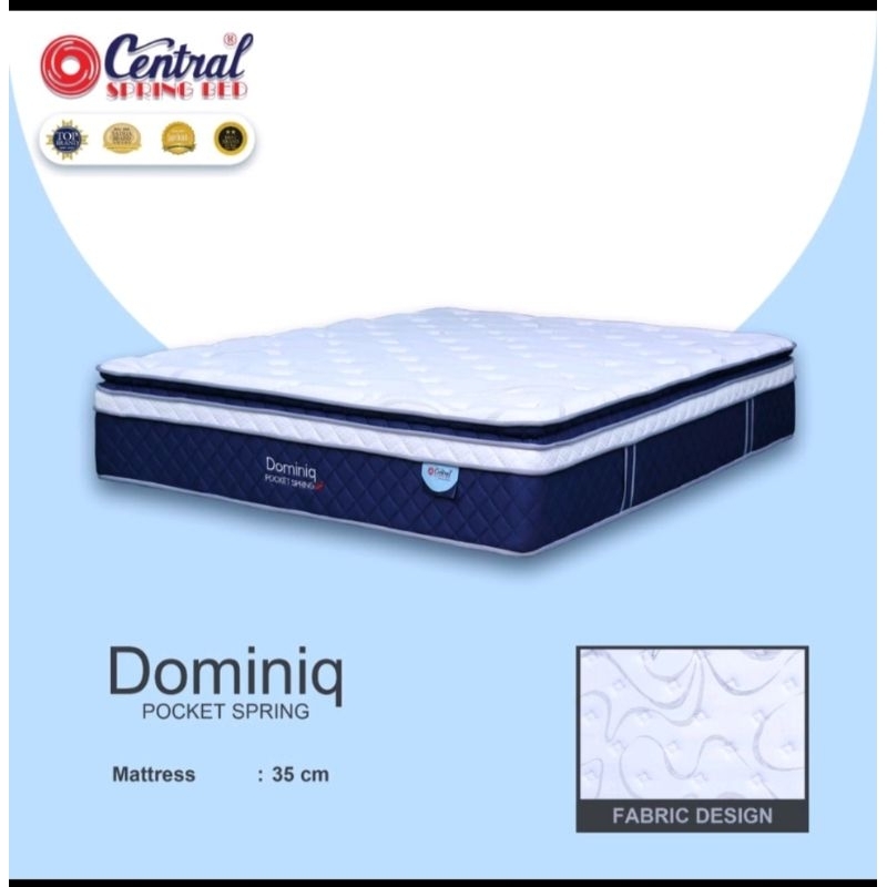 Jual kasur springbed central dominiq kualitas top tebal 35 cm | Shopee ...