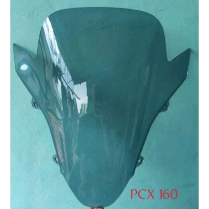 Jual Visor Honda PCX 160 model standar bening smoke-black series ...