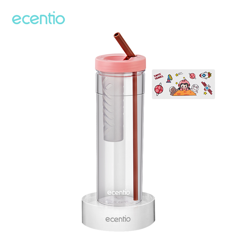 Jual ecentio Botol Minum 780ml DIY sticker cup water / botol BPA Free ...