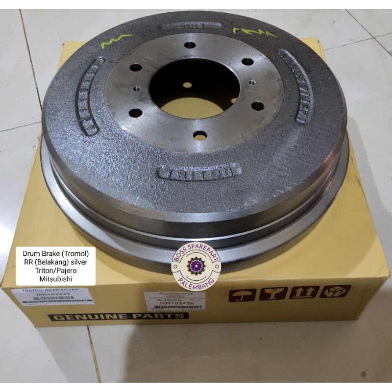 Jual Drum Brake (Tromol) RR (Belakang) Silver Triton/Pajero Mitsubishi ...