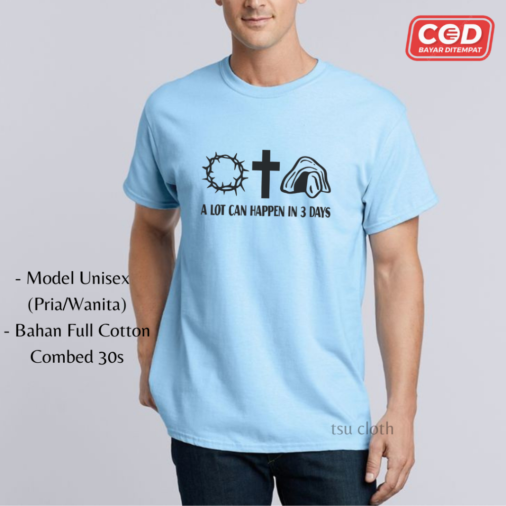 Jual Kaos Rohani Paskah / Baju Rohani / Kaos Paskah / Kaos Rohani ...