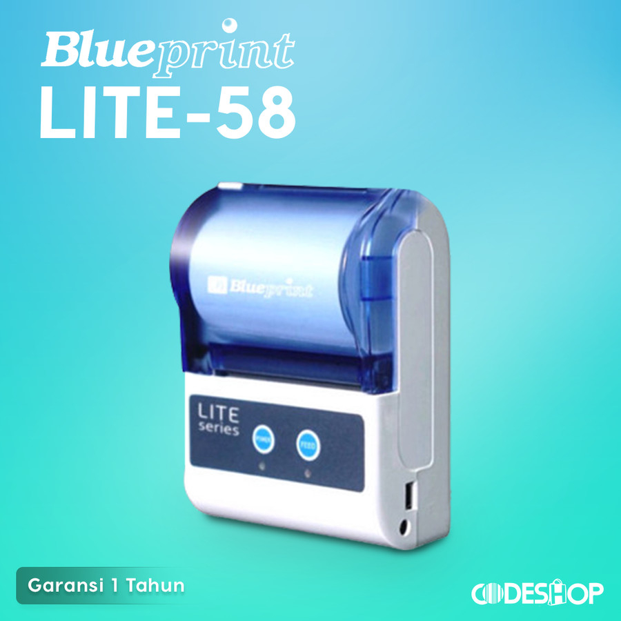 Jual PRINTER BLUETOOTH LABEL THERMAL BLUEPRINT LITE-58MM ORIGINAL ...