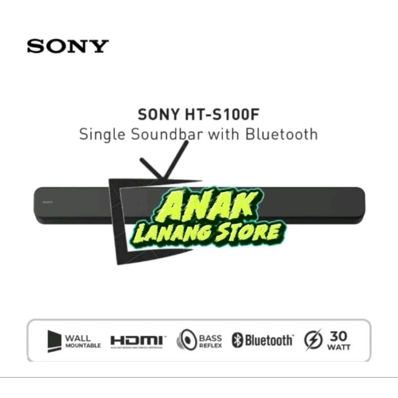 Jual SONY SOUNDBAR HTS100F 2.1CH BLUETHOOT HT-S100F Original Garansi ...