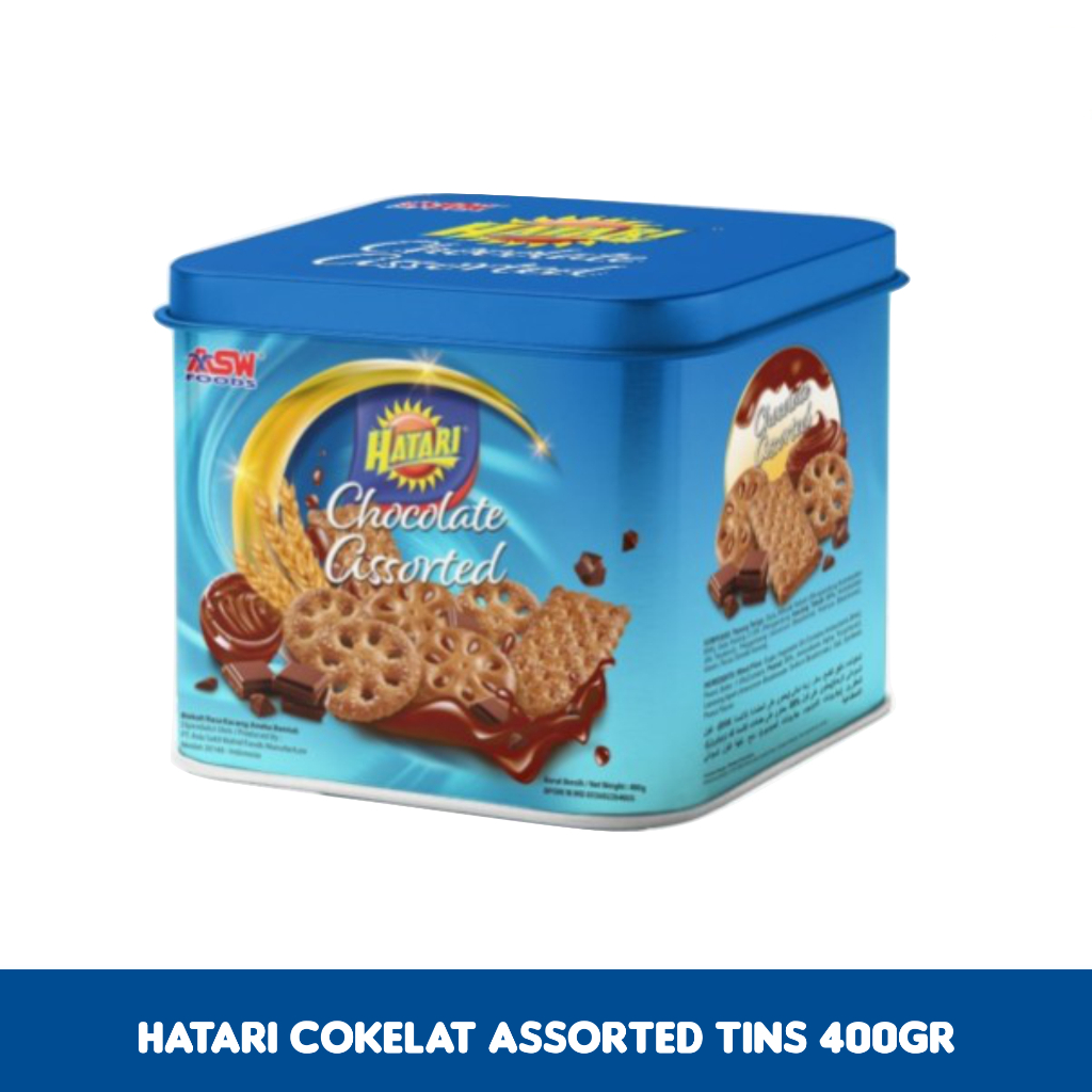 Jual Roti Kaleng Hatari Cokelat Assorted Tins Edisi Lebaran 400 Gram ...