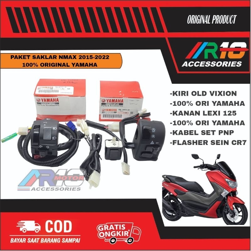 Jual [ BEST YAMAHA ] SAKLAR NMAX KIRI OLD VIXION KANAN LEXI ORIGINAL ...