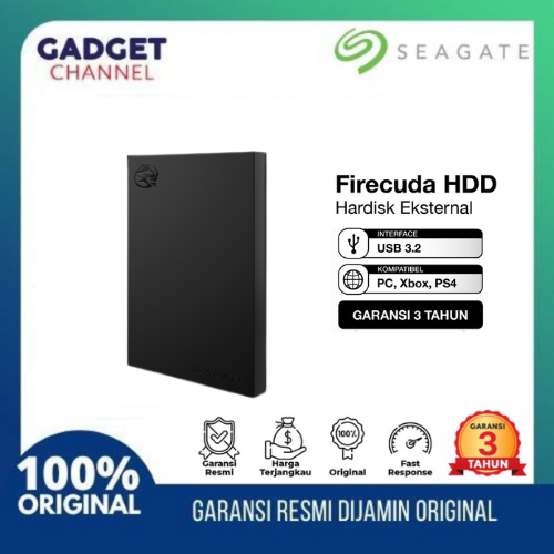 Jual Seagate Hardisk External FireCuda Gaming 2.5 - Garansi Resmi ...