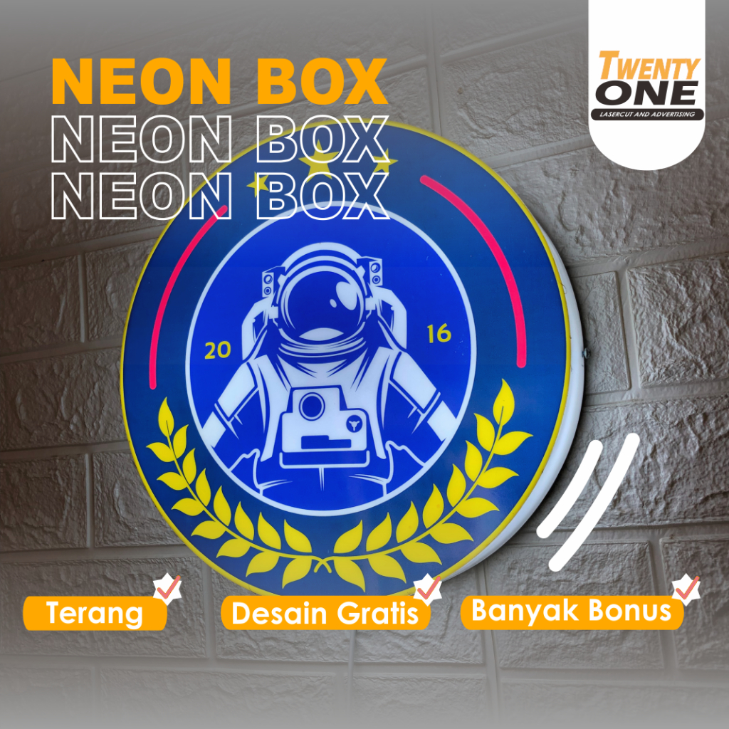 Jual Neon Box 1 Sisi - Neon Box Custom - Led Box - Lampu Toko ...