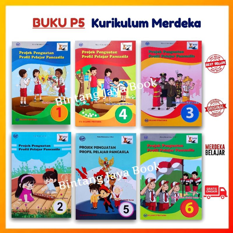 Jual Buku P5 Gilang Pratama - Buku Projek Penguatan Profil Pelajar Pancasila Untuk SD/MI Kelas 1 ...