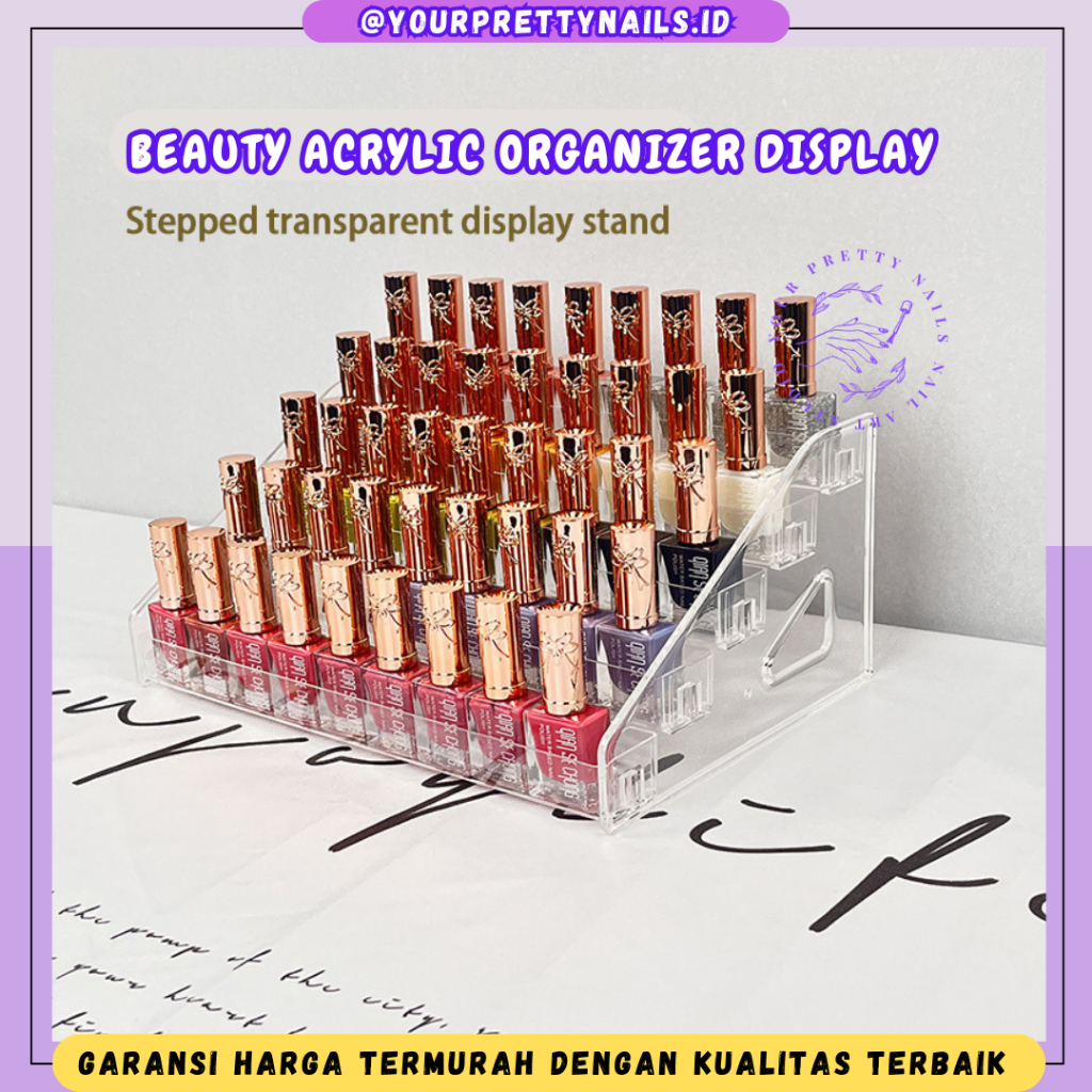 Jual Rak Organizer Nail Art Acrylic / Rak Akrilik Tempat Penyimpanan ...