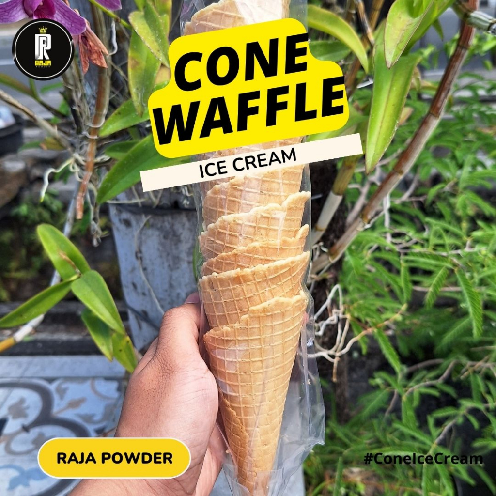 Jual Cone Ice Cream Es Krim Cone Waffle Kerucut | Shopee Indonesia