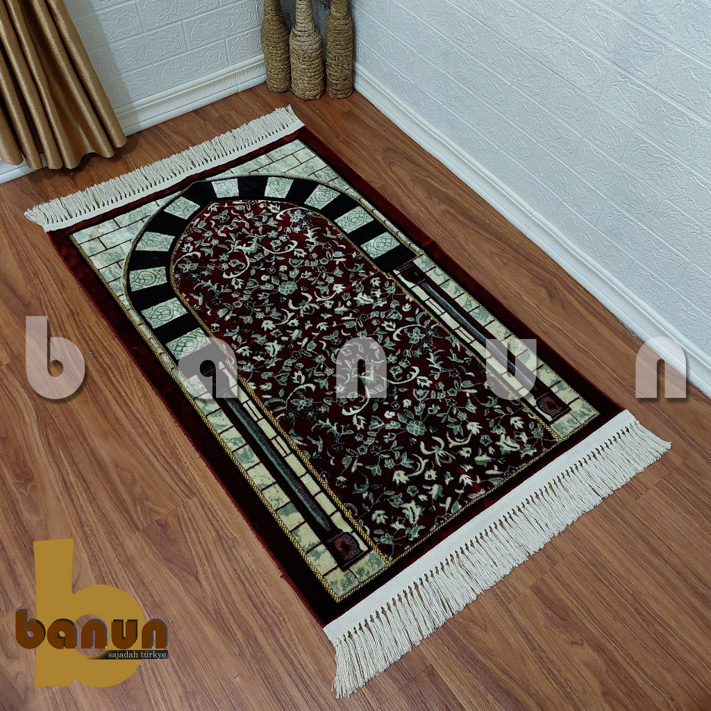 Jual Sajadah Turki Dewasa Motif Raudhah Tebal Sajadah Imam Sajadah ...