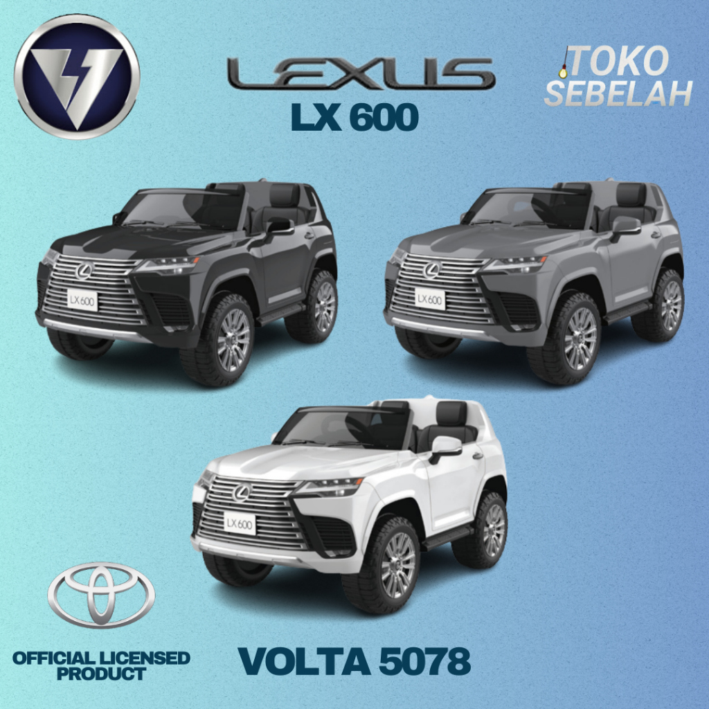 Jual Mainan Mobil Aki Volta 5078 Lexus LX 600 - Black | Shopee Indonesia