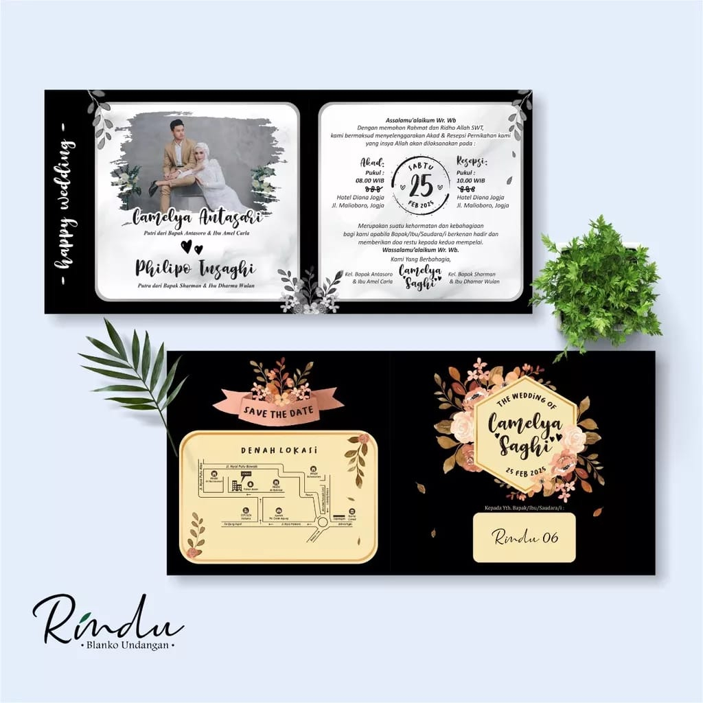 Jual SAMPLE UNDANGAN NIKAH ASHA - SAMPLE CETAK UNDANGAN PERNIKAHAN ...