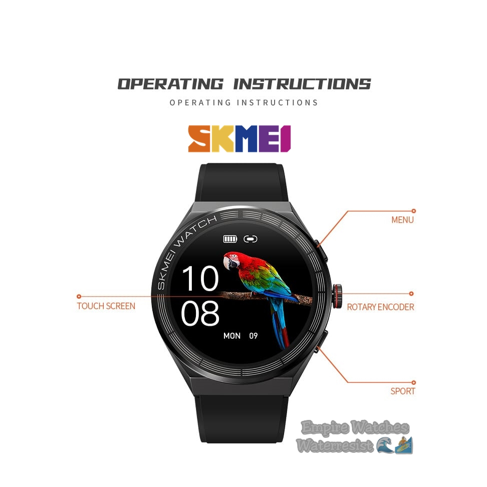 Jual Jam Tangan SKMEI Smartwatch S232 Sport Heart Rate Blood Oxygen ...