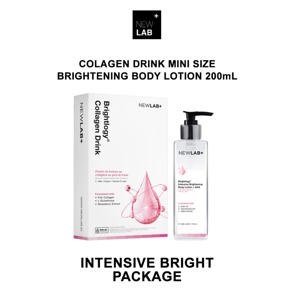 Jual Paket Newlab Intensive Bright (Mini Collagen 7 Sachet dan 1 Tube ...