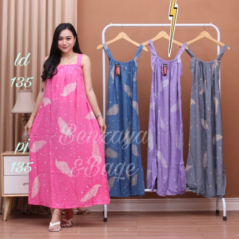 Jual baju tidur jumbo yukensi longdres ld135 kekinian motif sof ...