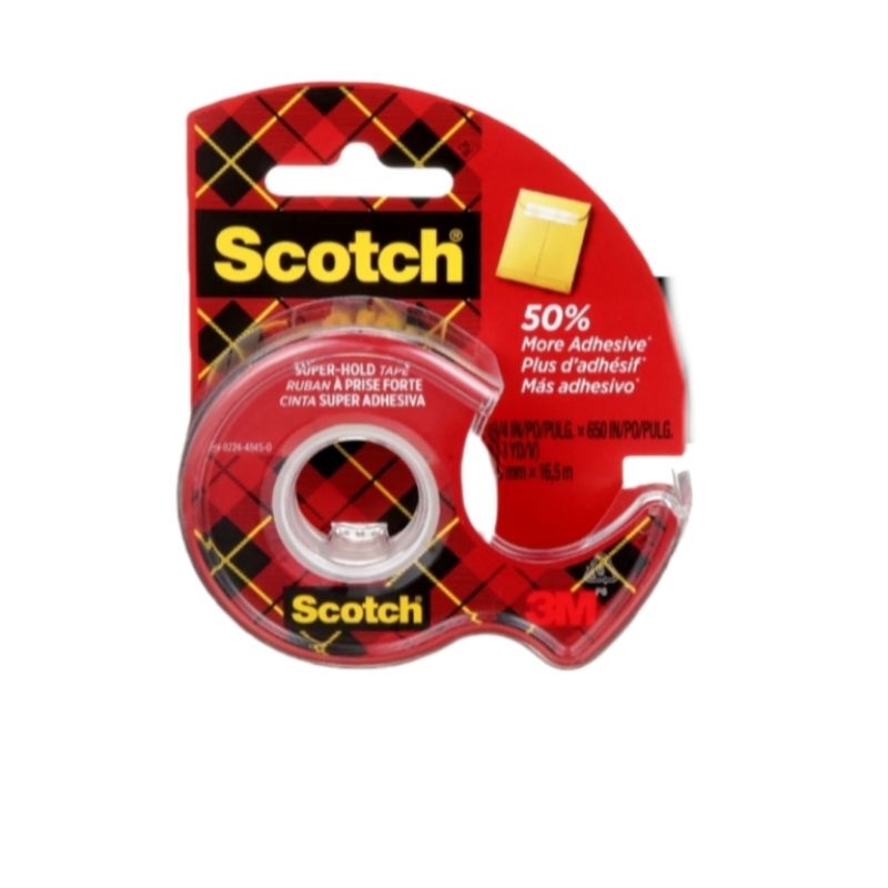 Jual 3M SCOTCH CAT 198 SUPER HOLD TAPE WITH DISPENSER | Shopee Indonesia