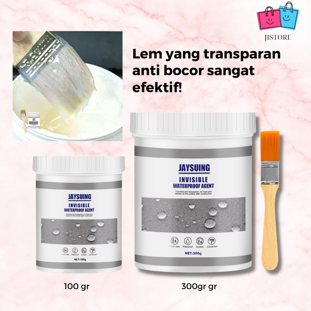 Jual Jaysuing Lem Transparan Anti Rembes Bocor Dinding Genteng Kamar Mandi | Shopee Indonesia