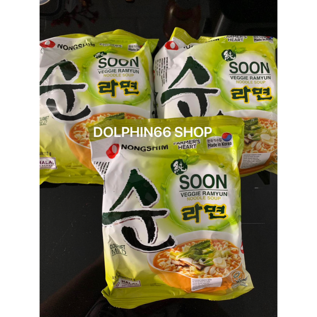Jual Mie mi Nongshim Soon Veggie Ramyun 112gr (Mie Instan Korea ...