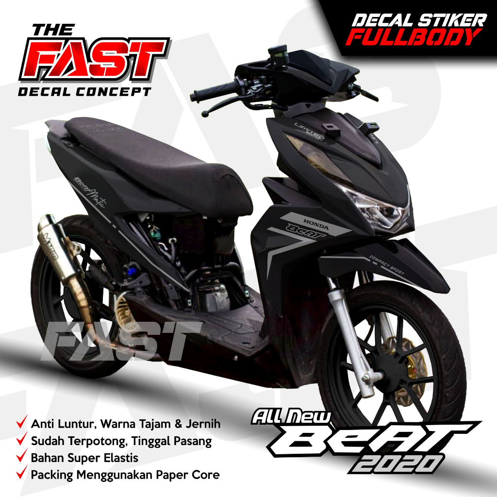 Jual TERBARU decal beat deluxe 2020-2023 stiker beat deluxe 2020-2023 ...