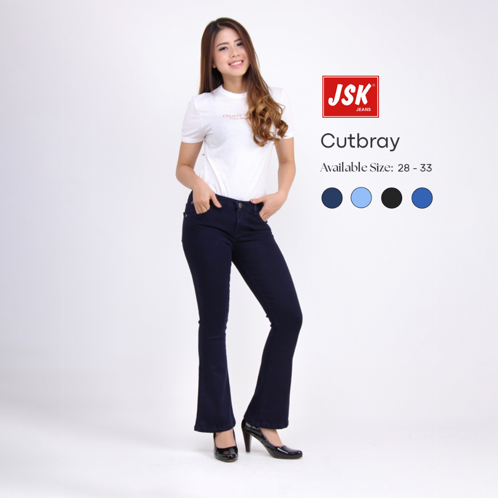 Jual Celana Jeans Cutbray Wanita Size 27 - 34 Celana Jins Cutbray Pants Long Pants - JSK JEANS ...