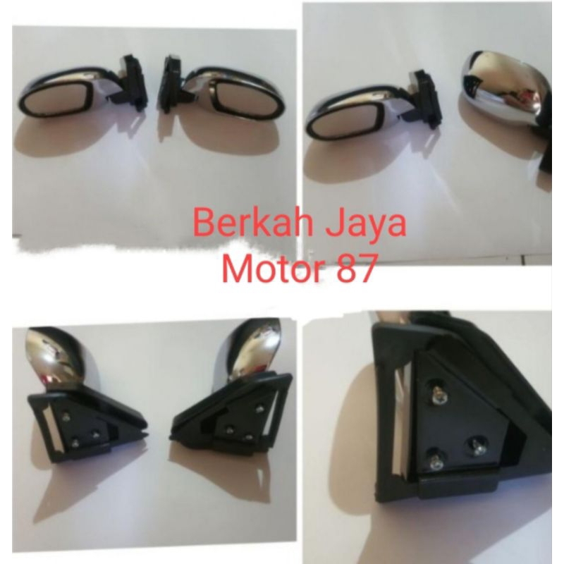 Jual Spion Mobil Chrome Spion Mobil Model M3 Lipat Spion Mobil Sedan ...
