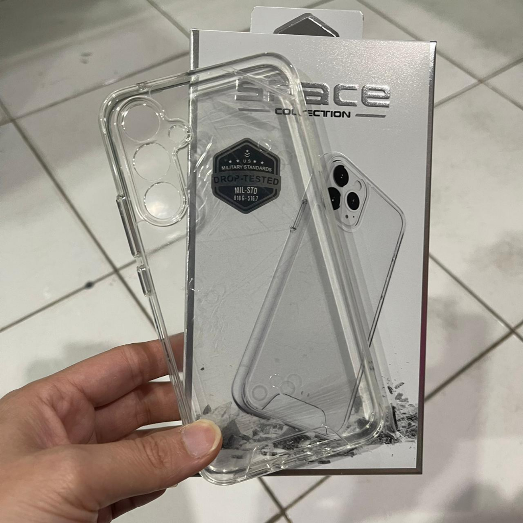 Jual SPACE ACRYLIC case bening for SAMSUNG S25 S24 S23 S22 S21 S20 S10 PLUS ULTRA, S24 FE, S23 ...