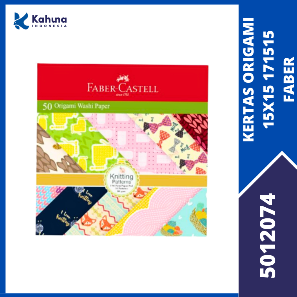 Jual Kertas Origami / Kertas lipat Knitting patterns 15x15 faber ...